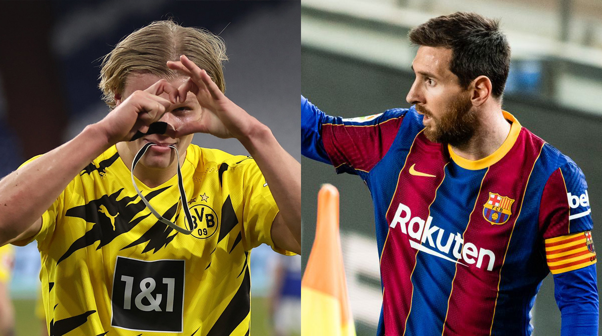 ¿Haaland y Messi juntos? Este sería el plan del Manchester City para ...
