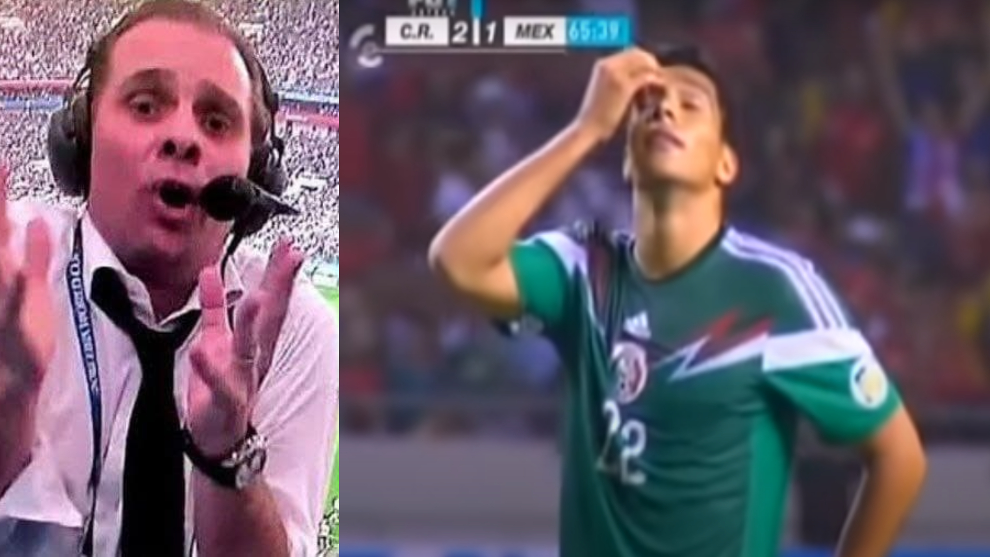 La narración viral de Christian Martinoli en el México-Costa Rica de ...