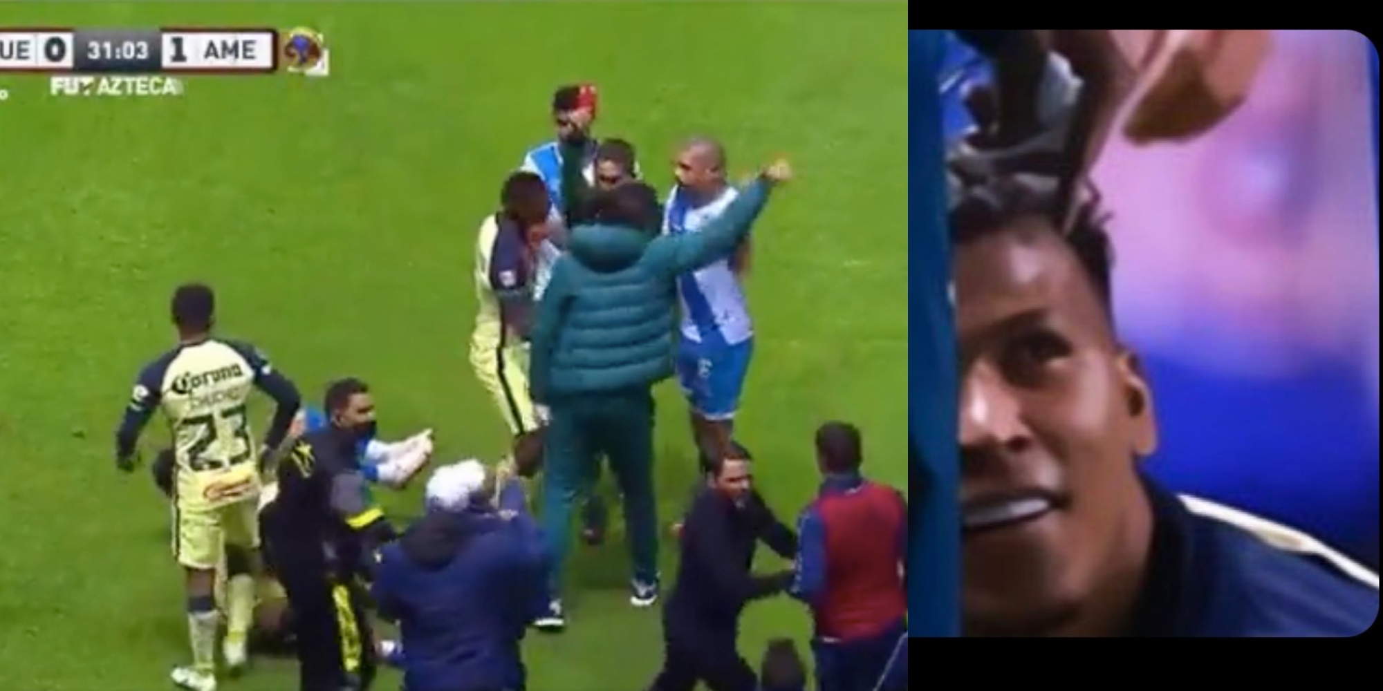 Puebla no puede con América pese a expulsión de Solari y Roger | Soy ...