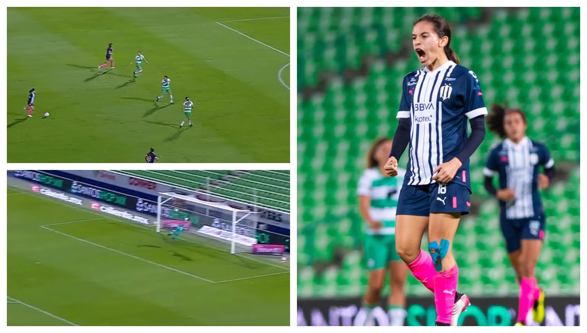 Aylin Aviléz anota un GOLAZO de media cancha en la victoria de Rayadas ...