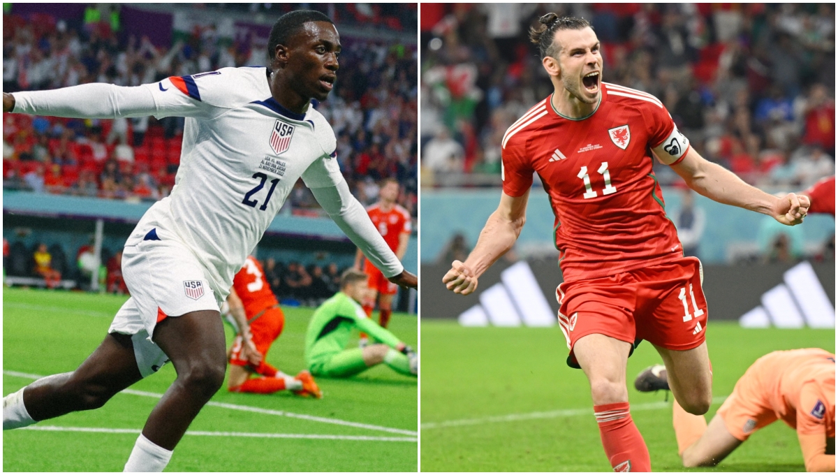Qatar 2022: Timothy Weah y Gareth Bale rompen récords en el empate de Estados Unidos y Gales ...