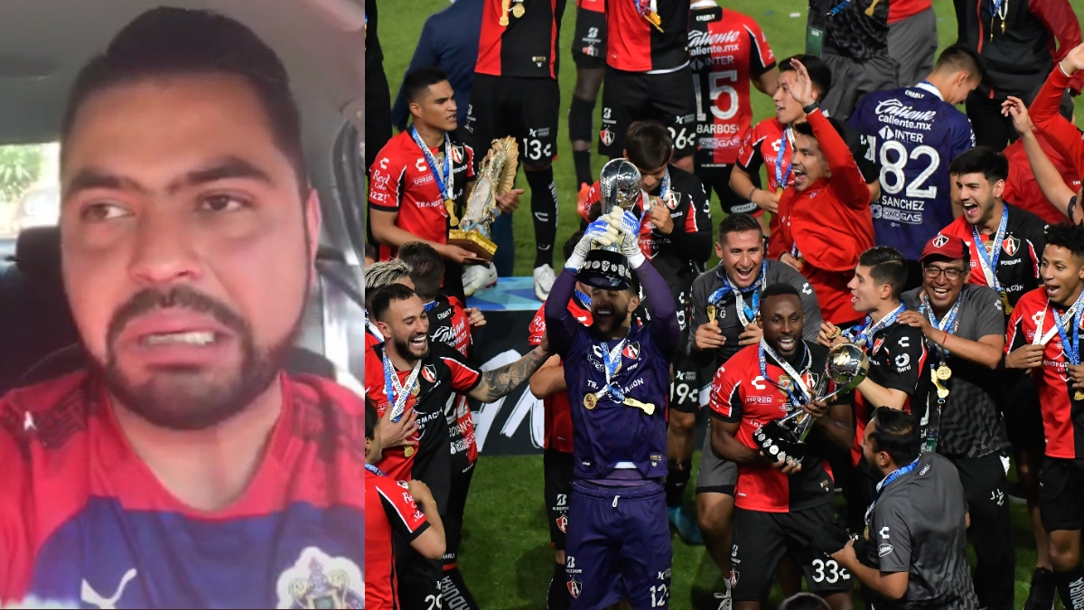 La reacción de Omar Villalbazo al título de Atlas; afición se mofa de él | Soy Referee