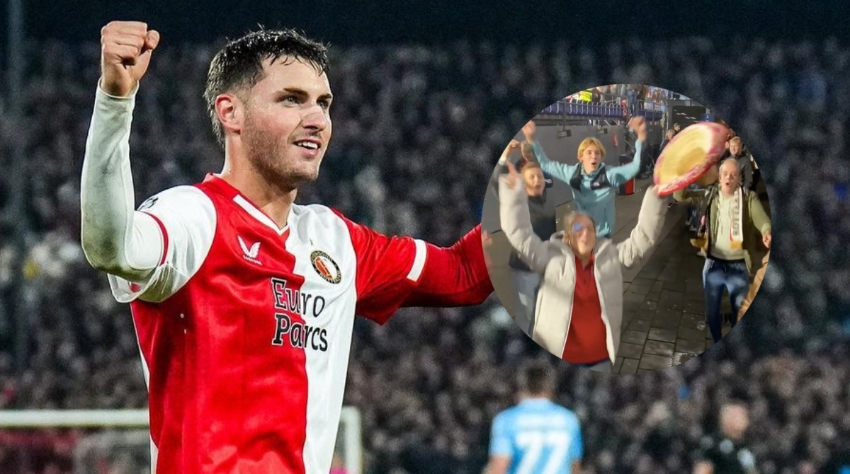 El viral festejo de Fer Serrano, prometida de Santiago Giménez, con la ...