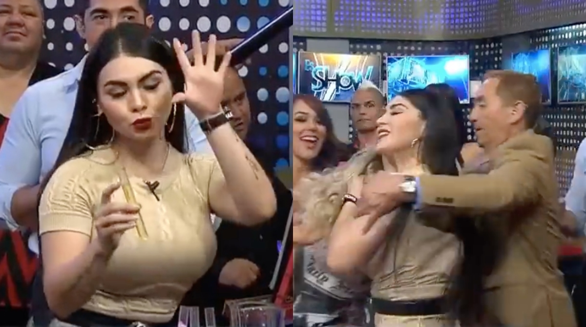 "Buchonas" se pelean con todo en plena transmisión en vivo (VIDEO ...