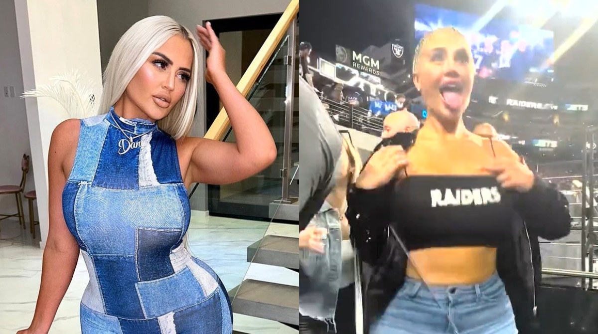 Danii Banks, la aficionada a la NFL que mostró de más en un partido de los Raiders | Soy Referee