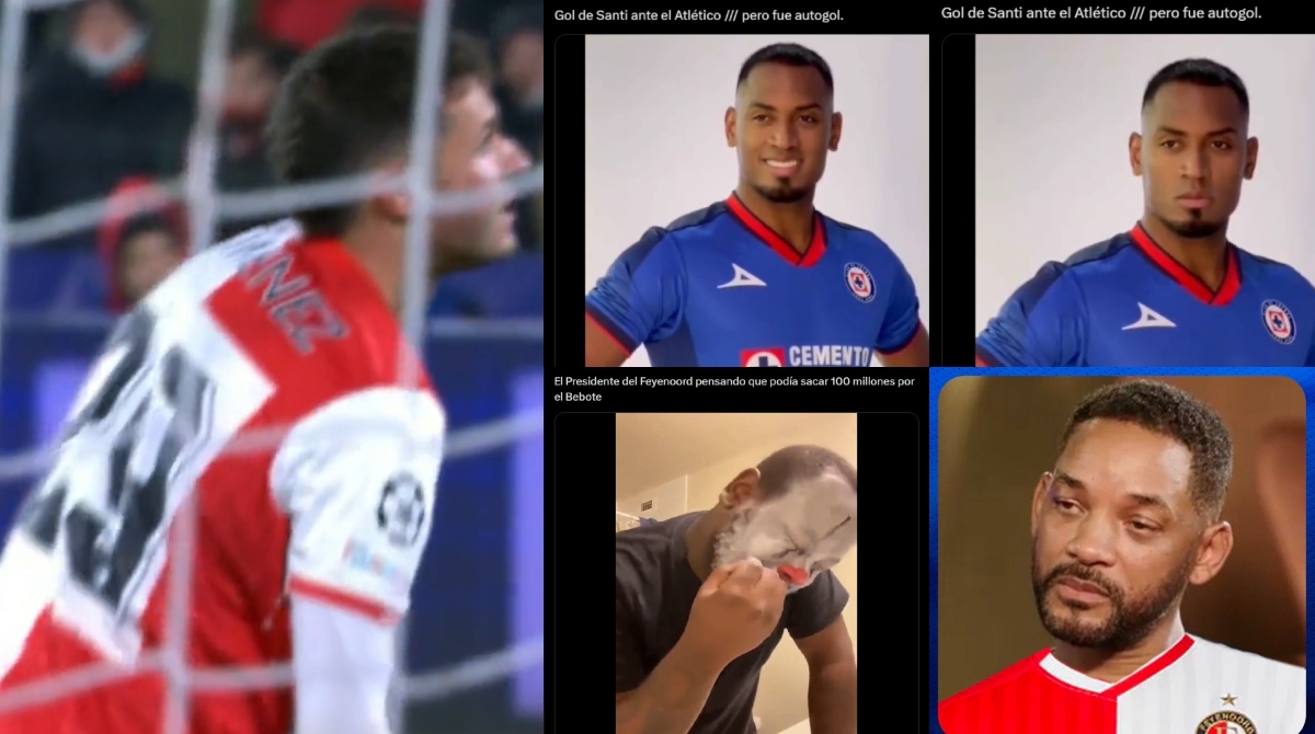 Santiago Giménez es víctima de los memes tras su AUTOGOL en Champions ...