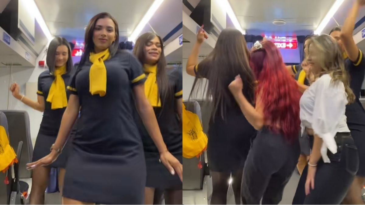 Azafatas se suben a trend viral de baile y cautivan a sus seguidores ...