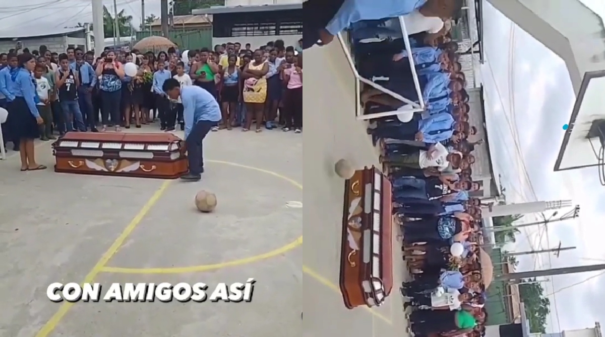 Ni así: homenaje a fallecido con balón de futbol sale mal y no logran ...