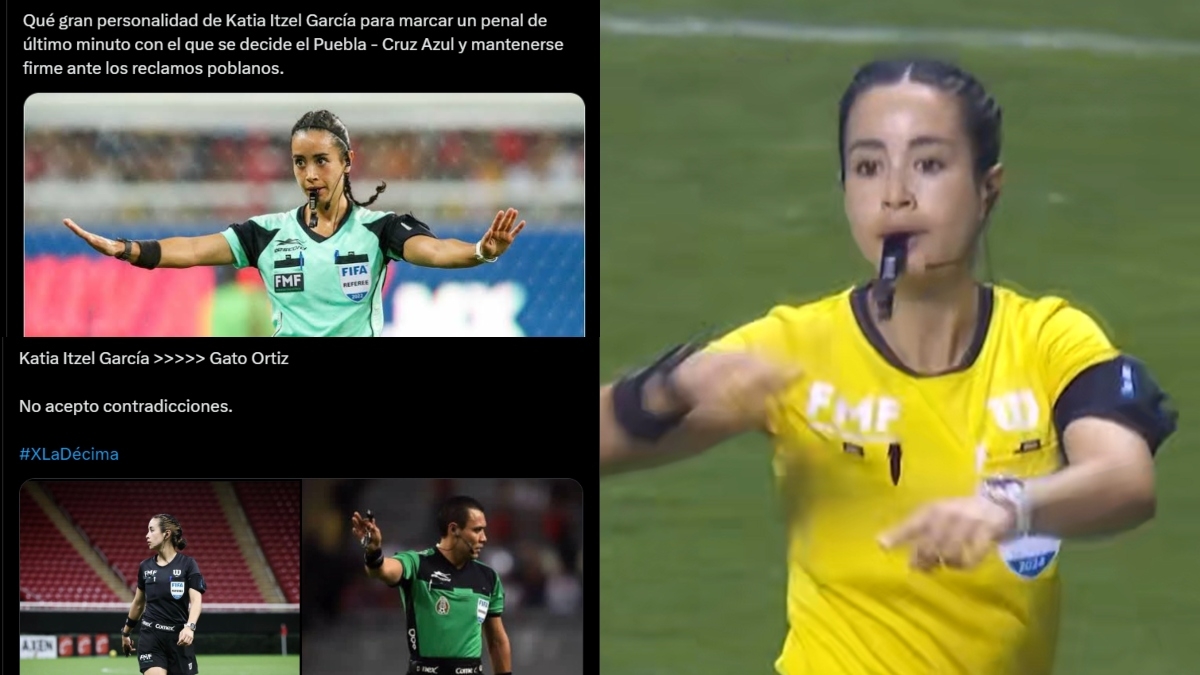 Katia Itzel García es reconocida por la afición de Cruz Azul tras ...