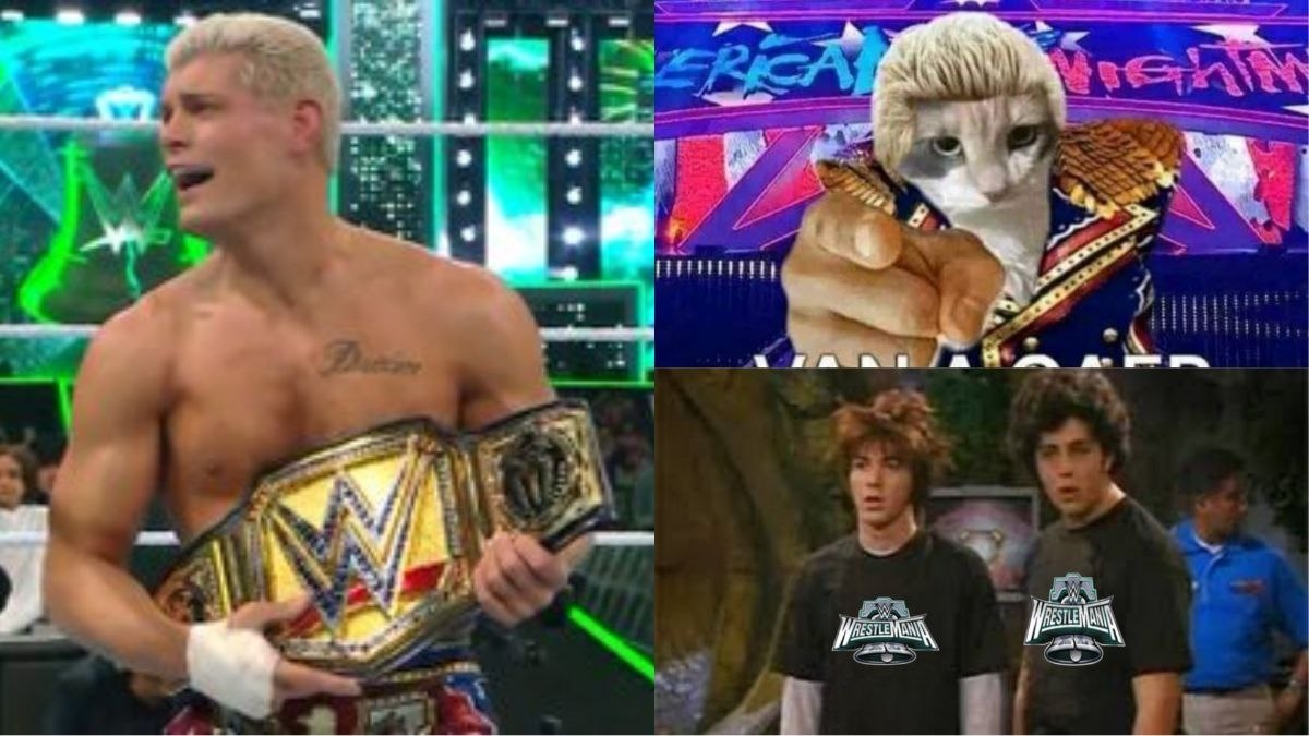 Wrestlemania 40: Los mejores memes de Cody Rhodes terminando su ...